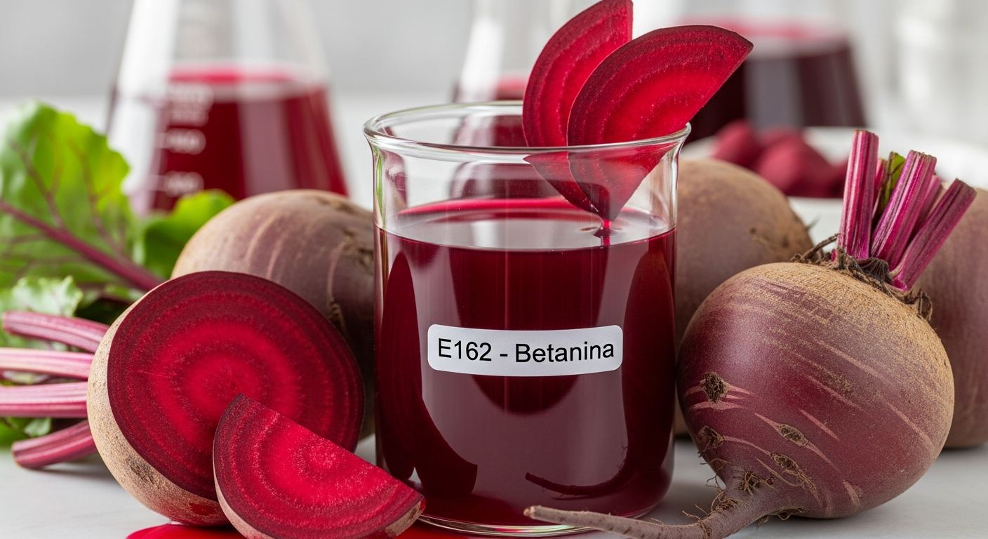E162 - Betanina z buraka: właściwości i zastosowania