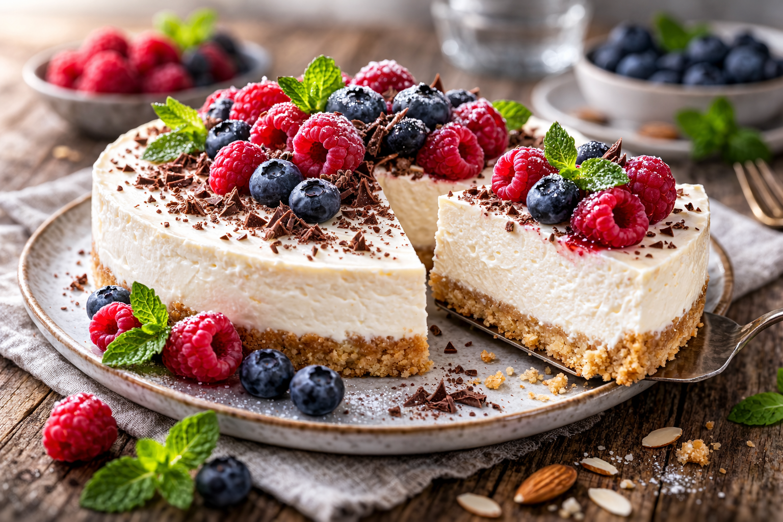 Keto sernik na zimno z mascarpone - Diety i zdrowie